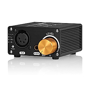 Douk Audio U5 Headphone Amps, Mini Fully Balanced Amplifier for Home Desktop PC XLR / 4.4mm Headsets, DC 5V