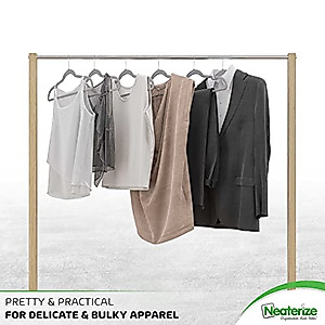 Velvet Hangers 60 Pack Grey – Heavy Duty Velvet Clothes Hangers - Non Slip Felt Coat and Suit Hangers for Closet - Lightweight Thin Space Saving Ganchos para Colgar Ropa