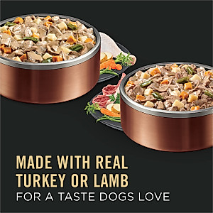 Purina Pro Plan Complete Essentials Lamb and Vegetables and Turkey and Vegetables Slices in Gravy 12ct High Protein Wet Dog Food Variety Pack - (Pack of 12) 13 oz. Cans