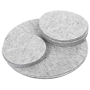 Plate Separators Storage, Set Of 48/24Pcs 3 Different Size, Thick and Premium Soft Felt Plate Dividers For Dish/Coffee Saucers Protecting and Stacking(48Pcs)