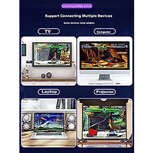 CONSOLE GAME STICK MINI RETRO 4K 10000+ JOGOS 2 CONTROLE SEM FIO PS1