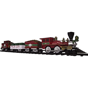 Lionel North Pole Central Ready-to-Play Freight Set, Battery-powered Model Train Set with Remote