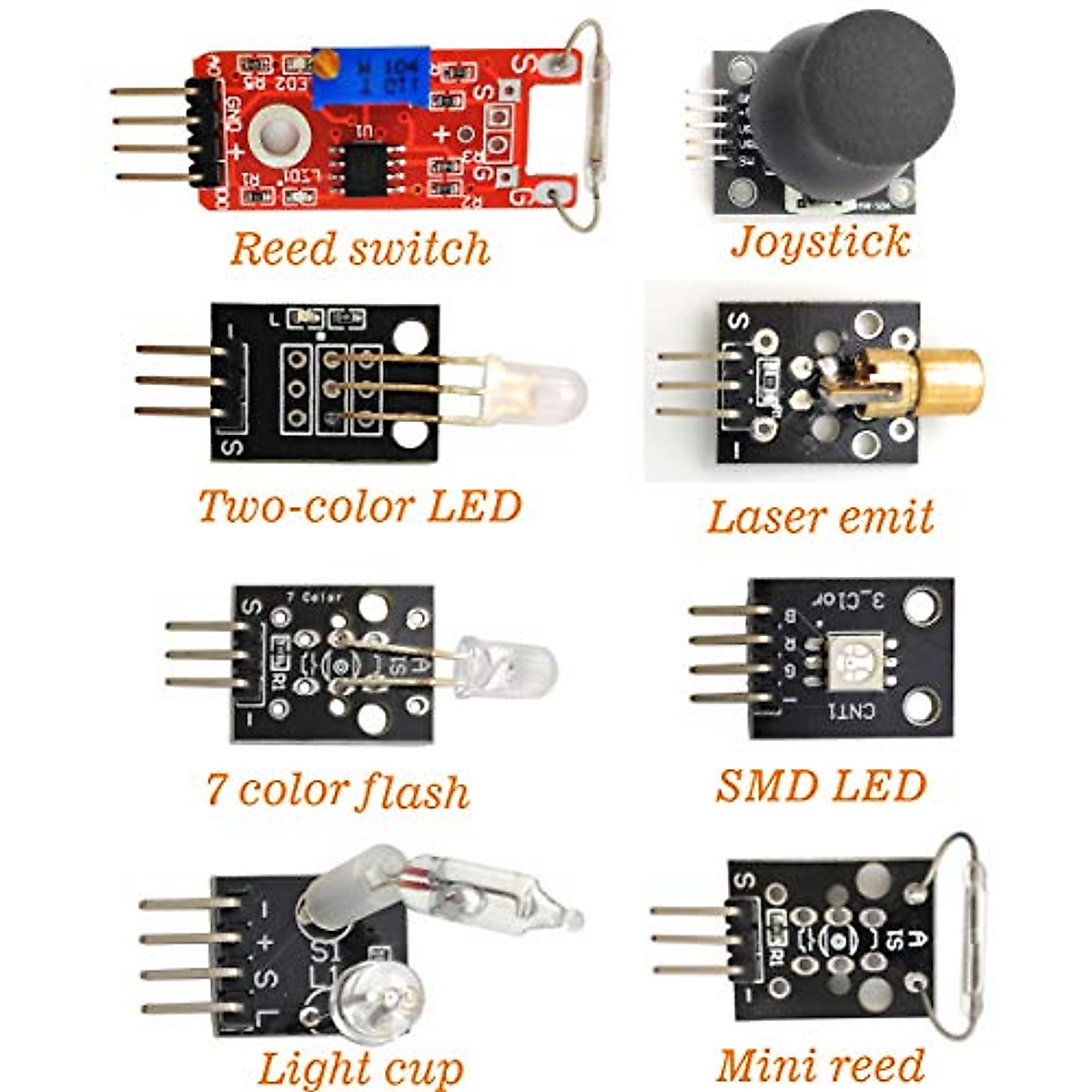 DEYUE 38 in 1 Sensor Module kit for Arduino Rapsberry Pi Project