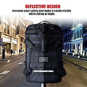 Goldfire Waterproof Tactical Backpack for Men Women, 20L Expandable Helmet Holder/Cycling Backpack/Hiking Helmetcatch Bag/Backpack with USB Port Military Molle Systerm (20L)