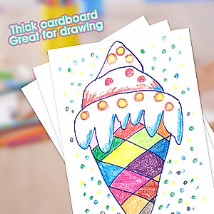 Golden State Art, 5x7 Backing Board Only - for Art, Photos, Print - 4-Ply - 50 Single Backing Boards (50 Pack)