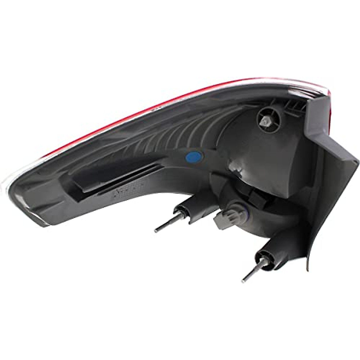 Garage-Pro Passenger Side Tail Light Compatible with 2009-2011 Ford Focus Assembly, with Chrome Insert, Sedan