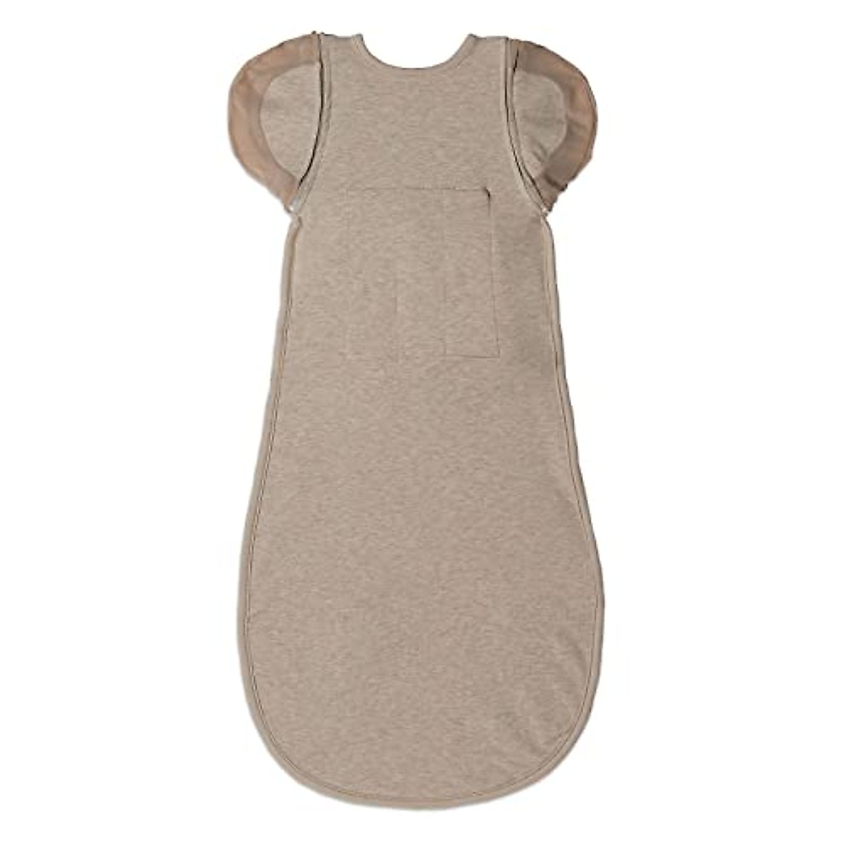 Nested Bean Zen One™ - Gently Weighted Swaddle for Babies 3-6M (13-18.5 Lbs) | Adapts for arms in/Out | Prevents startles | Aid Self-Soothing | 2-Way Zipper | Machine Washable | TOG 1.0