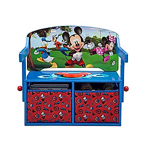 Delta Children Kids Convertible Activity Bench - Greenguard Gold Certified, Disney Mickey Mouse