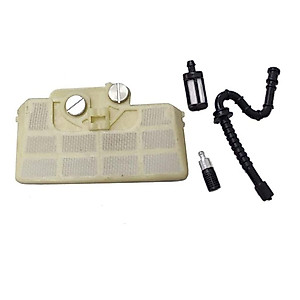 HURI Chainsaw Air Filter Fuel Filter Fuel Line for Stihl Ms290 Ms310 Ms390 029 039