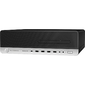 HP EliteDesk 800 G3 Small Form Factor Desktop Intel Core i7-7700 Quad-Core Processor 3.60GHz 16GB DDR4-2400 SDRAM Memory 512GB SSD - Black (Renewed)
