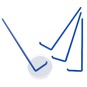 Argos C4050 Polypropylene Sterile Disposable Blue L-Shaped Cell Spreaders (Case of 500)