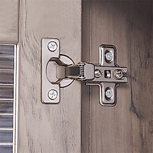 SEASD Retro Style Sideboard Buffet Table, Cupboard Console Table, Kitchen Dining Server Storage Cabinet, Gray Wash