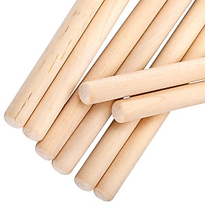 Suwimut 12 Pairs Drumsticks, Classic Maple 5B Oval Wood Tip Drum Sticks for Adults Kids and Beginners, Musical Instrument Percussion Accessories