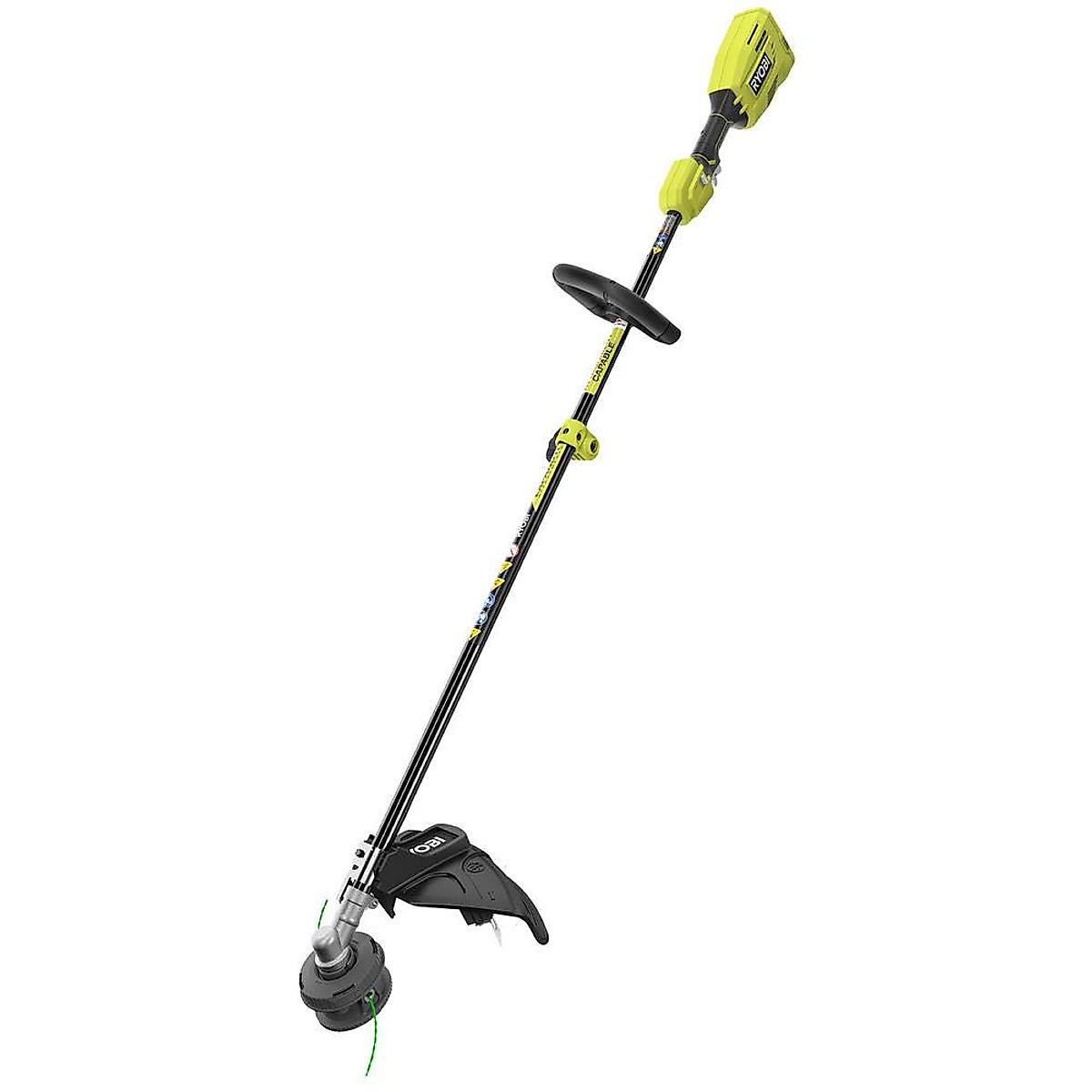 RYOBI P20101BTL One+ 18-Volt Lithium-Ion Cordless Attachment Capable Brushless String Trimmer (Tool-Only)