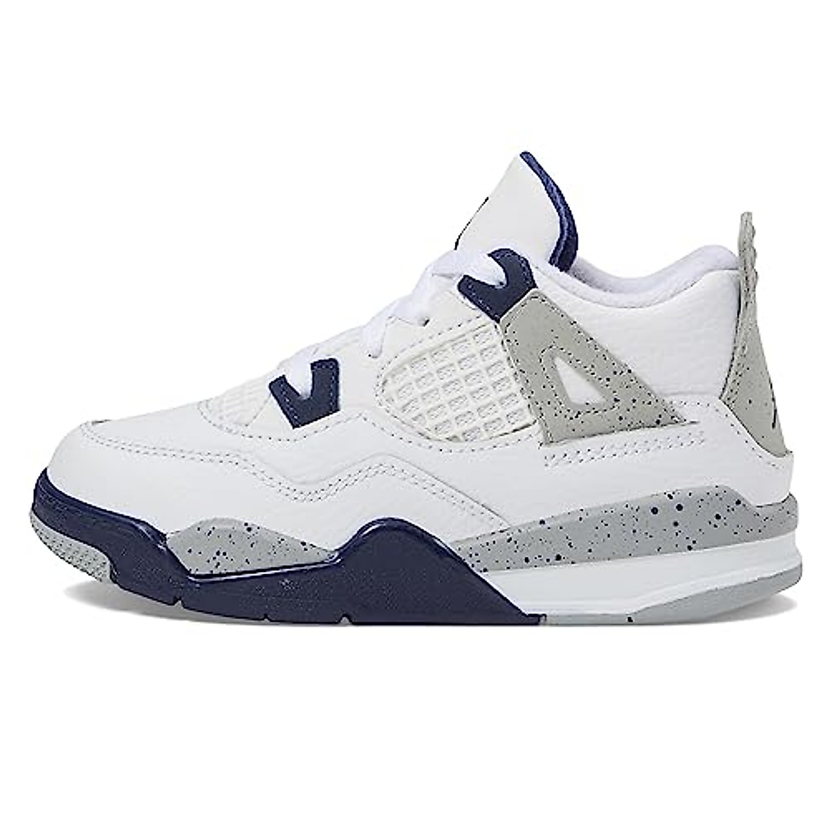 Jordan Air Jordan 4 Retro (Big Kid) White/Midnight Navy/Light Smoke Grey 6.5 Big Kid M