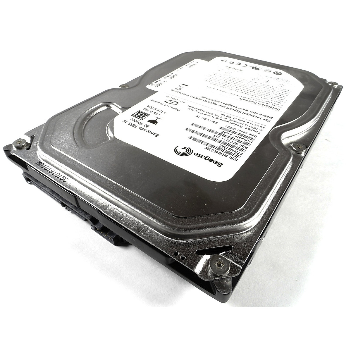 Seagate Barracuda 7200.10 Hard Drive - 3.5", 80GB, SATA, 7200RPM, 8 MB - Internal Hard Drive