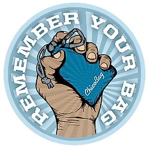 ChicoBag Vita Designer Reusable Tote Bag with Carabiner Clip | Compact Reusable Shopping Bags | Eco Friendly | Dream