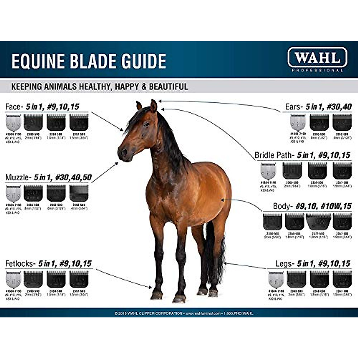 Wahl Professional Animal KM2 2-Speed Pet, Dog, and Horse Clipper Kit (#9757-200), Black