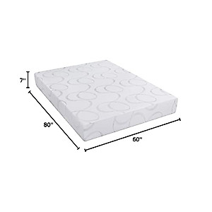 Olee Sleep 7 inch Memory Foam Mattress, Queen Size
