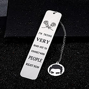 SC TV Show Gifts Bookmark David Merchandise Souvenir for TV Fans Funny Quote Items Bookmark for Book Lovers Humor Birthday Christmas Stocking Stuffers Gift for SC Fans Friends