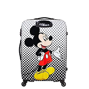 American Tourister Hand Luggage, Multicolour (Mickey Mouse Polka Dot), L (75 cm - 88 L)