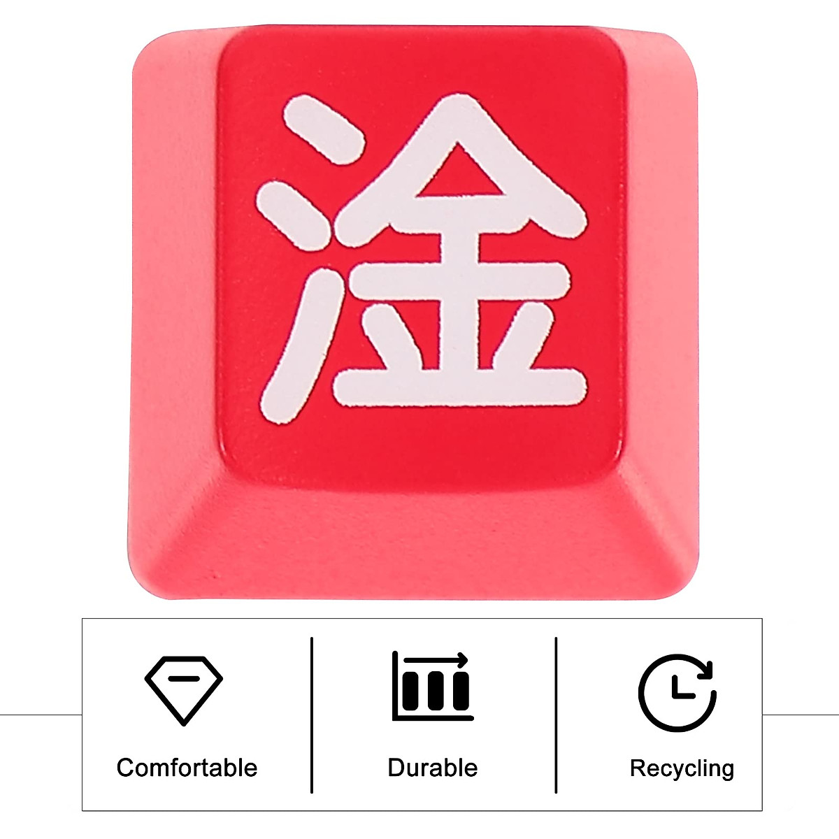SOLUSTRE Pc Keycap Keyboard Cap Cover Notebook Laptops Replacement Key Caps Lighted Keyboard Shine Through Key Caps Custom Keyboard Lap Tops Pro On The Lap Abs Red Accessories