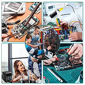 DC Power Supply Variable 3 Digital（35V 5A) CC/CV Mode Single-Output 110V with Alligator to Banana Test Lead,Test Hook Clips, Tweezers for for DIY Electronics Testing, Repairing& Researching