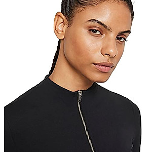 Nike Yoga Luxe Dri-FIT Women's Full-Zip Jacket (X-Small, Black/Dark Smoke Grey)