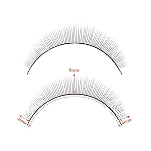 50 Pairs Practice Eyelashes Training Lashes Self-adhesive Practice Lashes Eyelash Strips for Training Eyelash Extension Makeup Beginners Beauty Salon