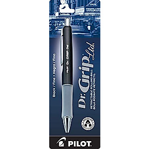 PILOT Dr. Grip Limited Refillable & Retractable Gel Ink Rolling Ball Pen, Fine Point (Assorted)