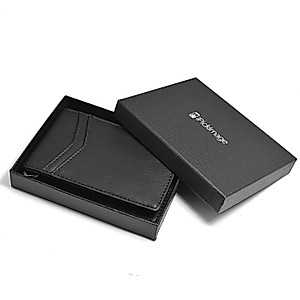 iPick Image made for - Nissan 350Z Z Logo Black PU Leather Slim RFID Resistant Bi-fold Men Wallet