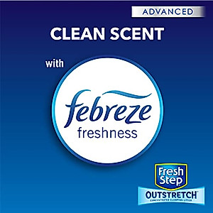 Fresh Step Outstretch, Clumping Cat Litter, Advanced, Extra Large, 32 Pounds total (2 Pack of 16lb Boxes)