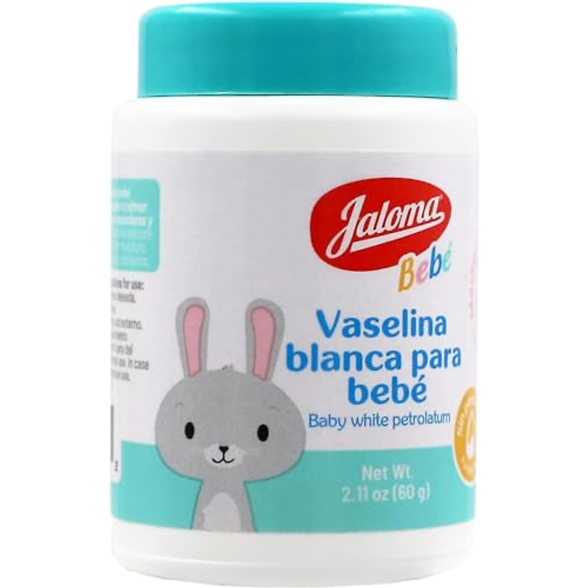 Jaloma Baby White Petrolatum, Prevents Diaper Rash, Softens Baby Skin, 3-Pack of 2.11 Oz, 3 Jars