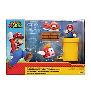 Redcolorful Nintendo 2.5" Sparkling Waters Diorama Set