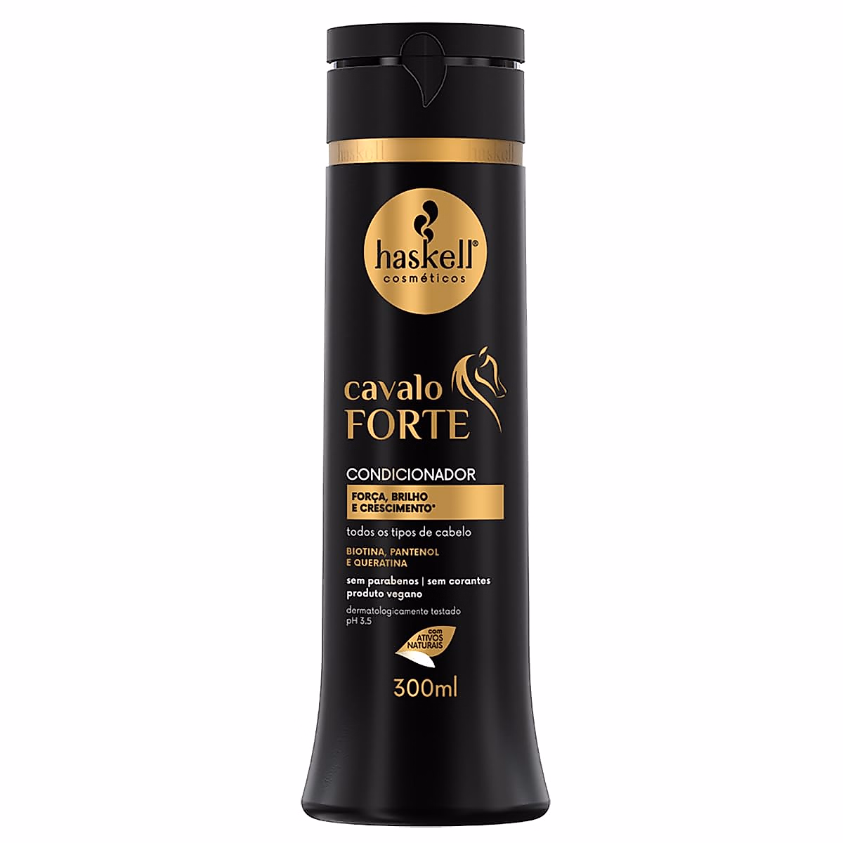 Haskell - Linha Cavalo Forte - Shampoo Forca e Brilho 300 Ml - (Strong Horse Collection - Strength and Shine Shampoo 10.14 Fl Oz)