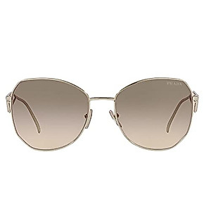 Prada PR 57YS Pale Gold/Brown Shaded 57/18/140 women Sunglasses