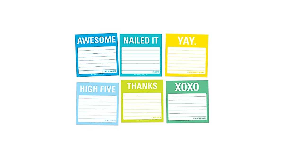 Knock Knock Sticky Note Packet - 6 Pads of Fun