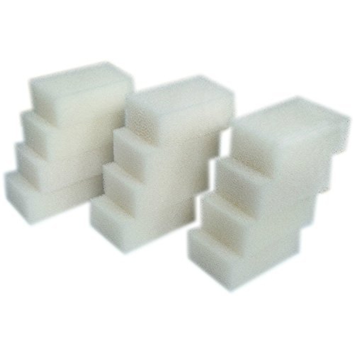 LTWHOME Foam Filter Pads Fit for Aqua Clear 70/300 AquaClear 70-Gallon 30 PPI(Pack of 12)