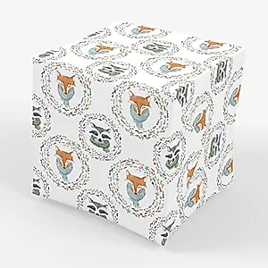 Stesha Party Woodland Wrapping Paper Baby Shower Birthday Gift Wrap - 30 x 20 Inch (3 Sheets)