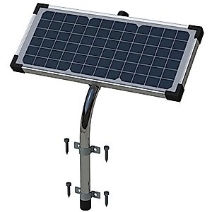 Ghost Controls Solar Panel Premium 10 Watt Monocrystalline Panel for Automatic Gate Opener Systems, Model AXDP