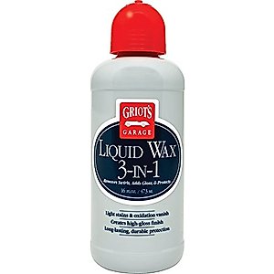 Griots Garage 11013 Liquid Wax 3-In-1 16oz