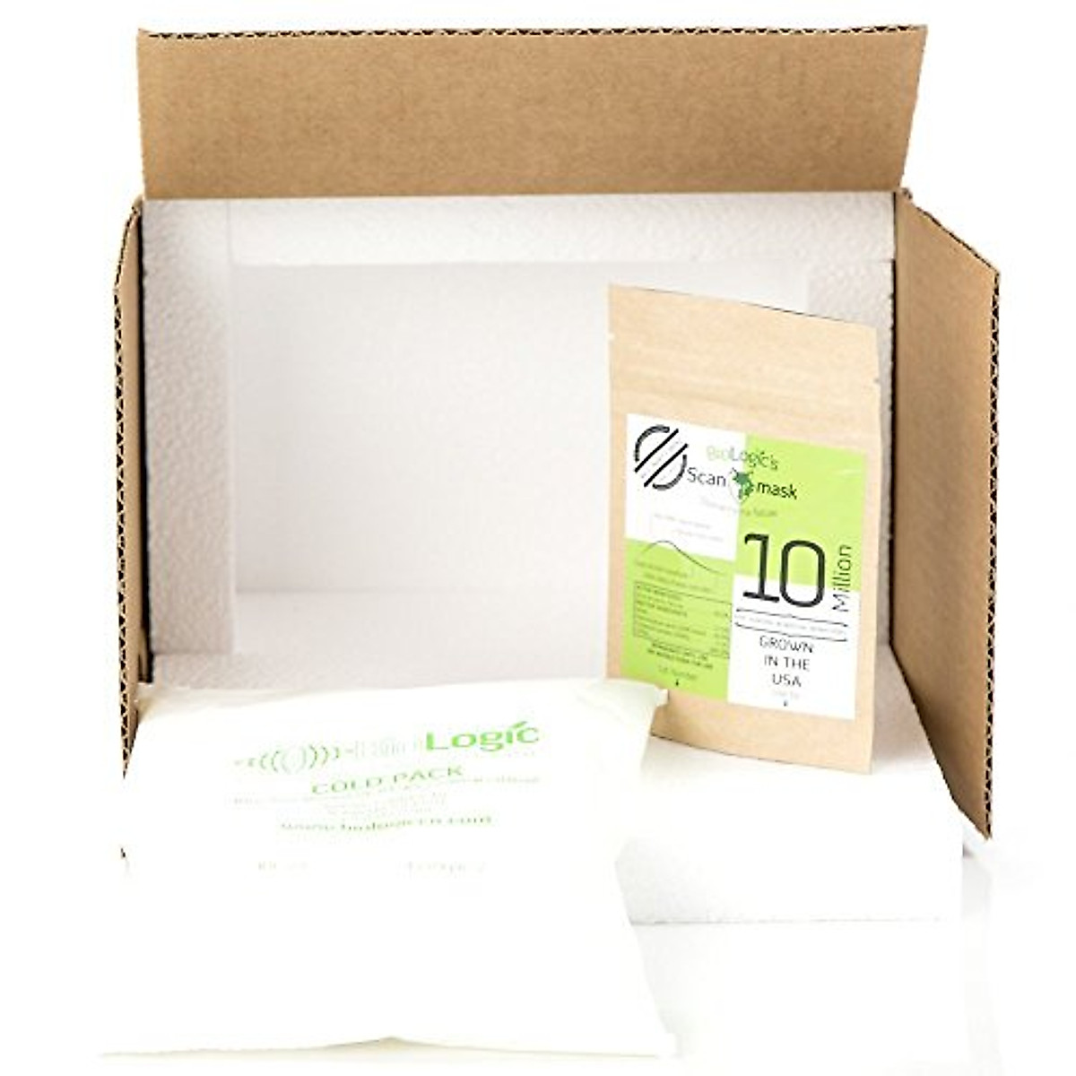 BioLogic Scanmask Beneficial Nematodes, Steinernema feltiae Sf Nematodes for Natural Insect Pest Control (10 Million)