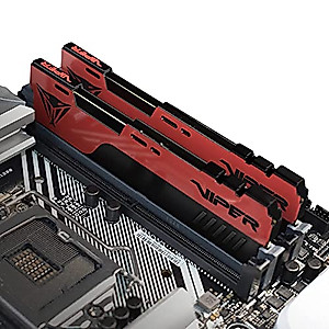 Patriot Viper Elite II DDR4 RAM 8GB (1X8GB) 3200MHz CL18 1.35v UDIMM Desktop Gaming Memory Module Compatible with XMP - PVE248G320C8