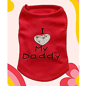 6 Packs Girl Dog Clothes Small Puppy Dog Shirts for Small Dogs Girls Chihuahua Clothes Yorkie T Shirt Female Dog Clothes