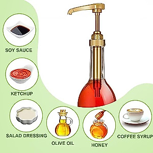 8 Pieces of Syrup Pumps - Coffee Syrup Pump Dispenser - Syrup Pumps for Coffee Syrup Bottle - Fits 750ml Bottles for Coffee Syrups - Flavorings Bottles