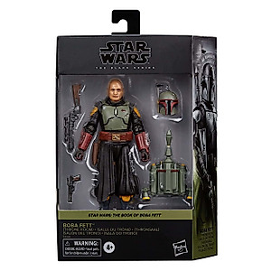 STAR WARS The Black Series Boba Fett (Throne Room) Toy 6-Inch-Scale The Book of Boba Fett Collectible Figure, Kids Ages 4 and Up