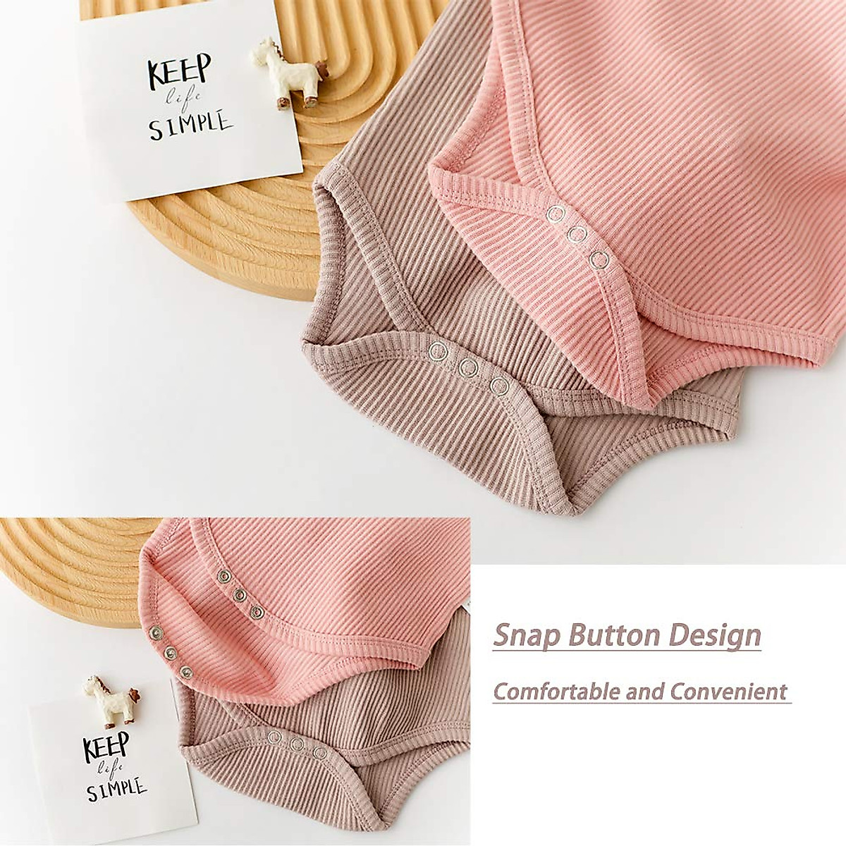 ACEHCEAR Baby Boys Girls Bunny Outfit My First Easter Outfits Baby Halloween Costume Infant Newborn Bodysuit Romper with Long Bunny Ear Hat 0-6 Months