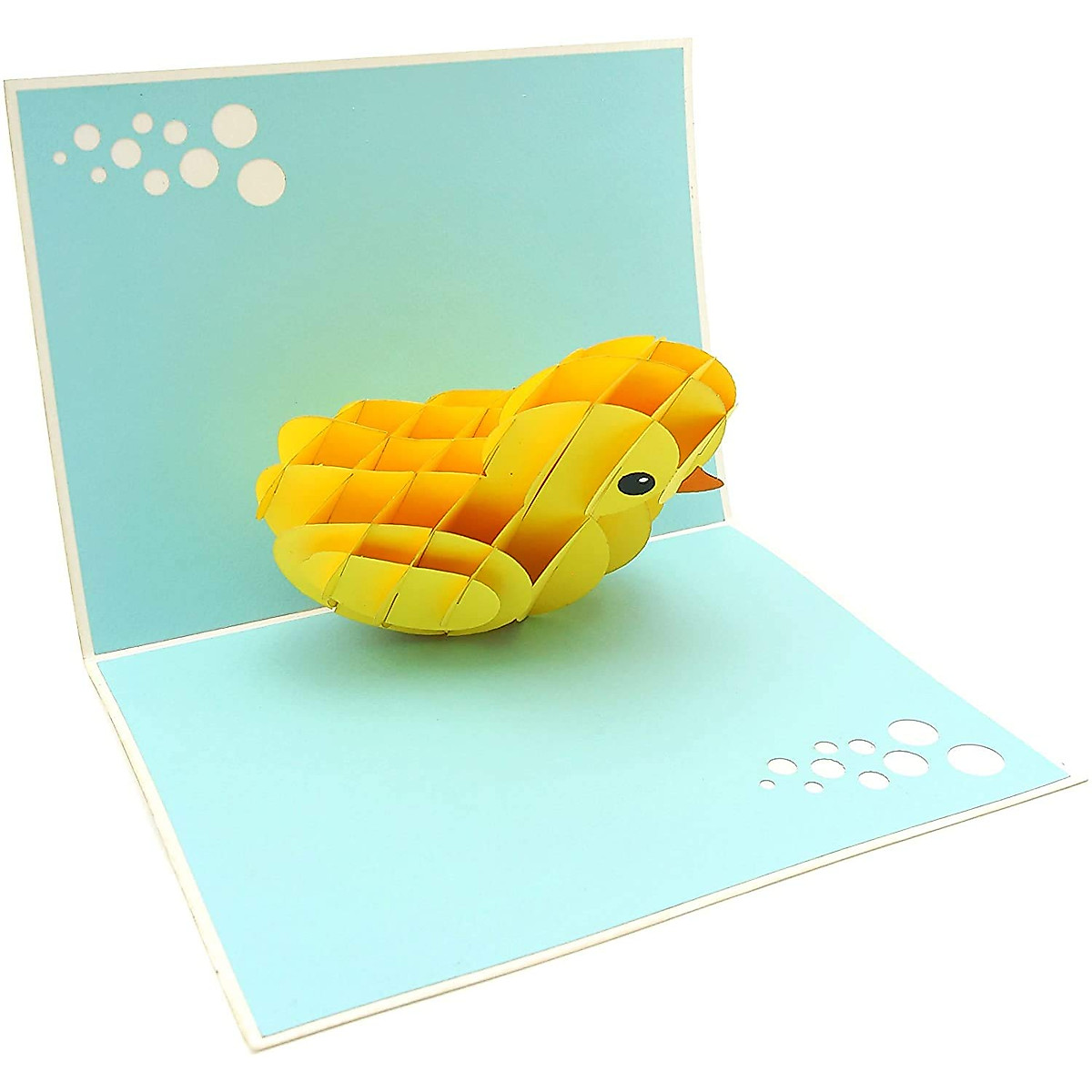 PopLife Yellow Rubber Ducky 3D Pop Up Card for All Occasions - Mother's Day Card, Duck Birthday Pop Up, Baby Shower, Get Well Soon - for Mother, for Daughter, for Wife, for Granddaughter