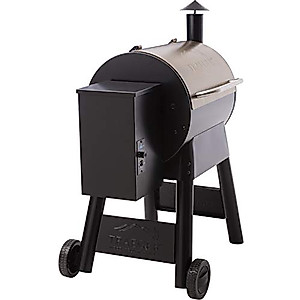 Traeger Grills Pro Series 22 Electric Wood Pellet Grill and Smoker, Bronze & Full-Length Grill Cover - Pro 575/ Pro 22