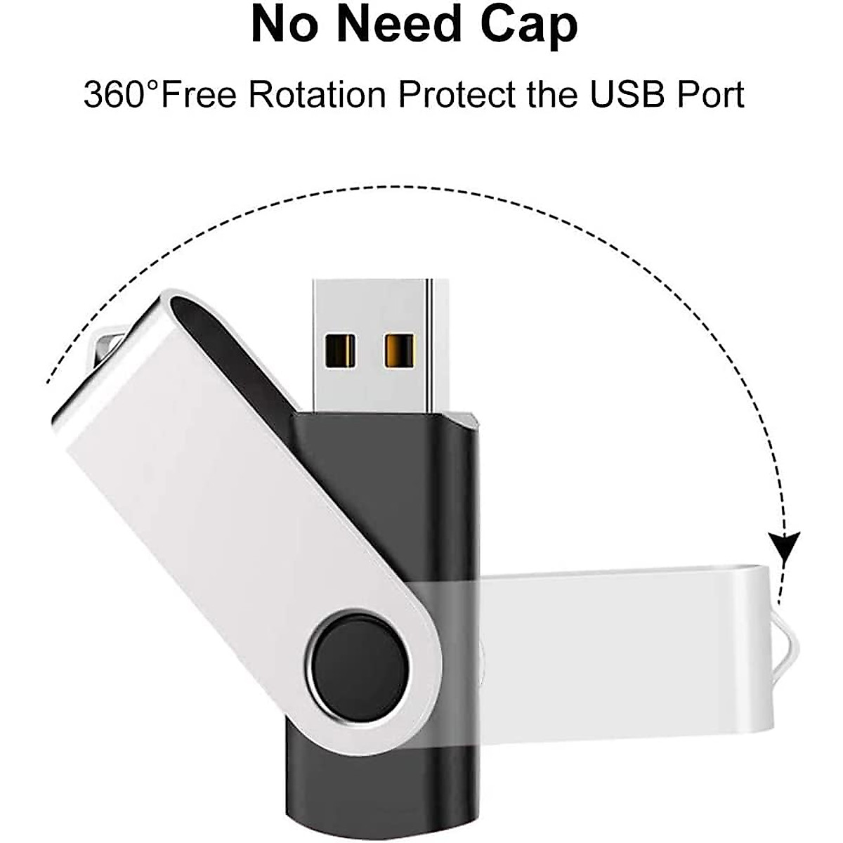 FunnyFlash Drive 32GB, USB2.0 AreTop Cute Cartoon Miniature Skeleton Shape Thumb Drives Memory Stick Pen Drive for Date Storage Gift for School Students Kids Children Boys